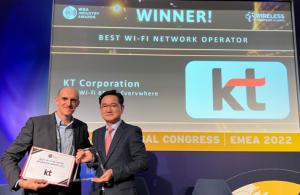 KT, WBA 어워드서 최고 와이파이 네트워크 사업자상' 수상 - 이코노텔링(econotelling)